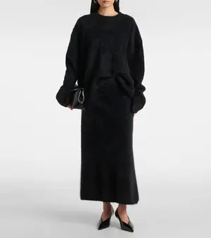 LISA YANG Asta Cashmere Midi Skirt