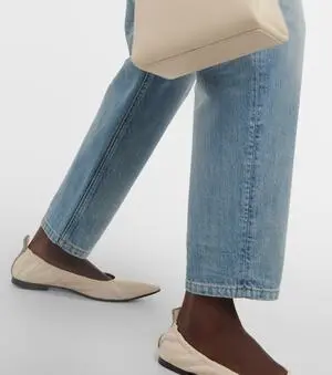 Brunello Cucinelli Mid-rise Tapered Jeans - Blue
