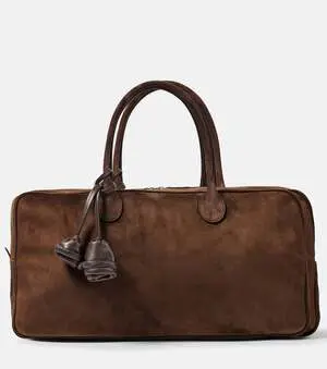 Magda Butrym Brigitte Large Suede Duffle Bag - Brown