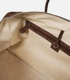Magda Butrym Brigitte Large Suede Duffel Bag - Brown