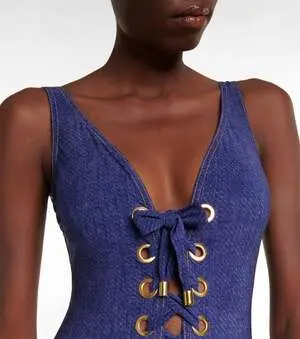 KARLA COLLETTO Lace-up Swimsuit