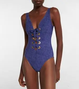 KARLA COLLETTO Lace-up Swimsuit