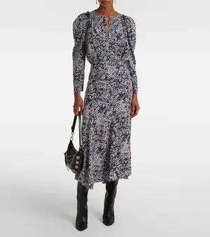 Isabel Marant Étoile Zarga Printed Silk-blend Blouse