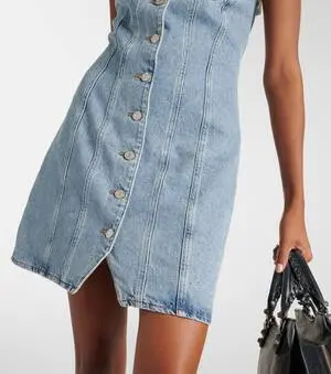 AGOLDE Trina Denim Minidress