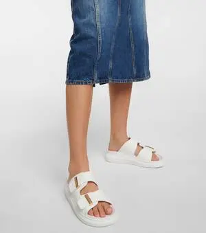 Alexander McQueen Hybrid Sandals - White