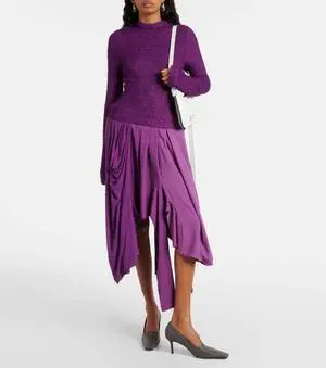 Acne Studios Pleated Midi Dress