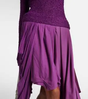 Acne Studios Pleated Midi Dress