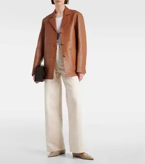 TOTEME High-rise Wide-leg Jeans
