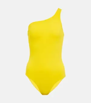 Isabel Marant Sage One-shoulder Swimsuit - Yellow