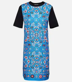 Tory Burch Silk And Wool Mini Dress