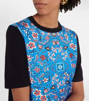 Tory Burch Silk And Wool Mini Dress