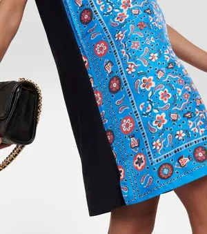 Tory Burch Silk And Wool Mini Dress