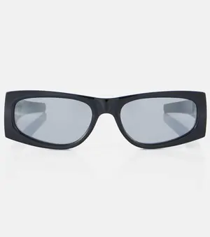 Saint Laurent Monogram Oversized Sunglasses - Black