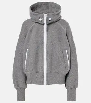 Canada Goose Wool-blend Bomber Jacket - Grey