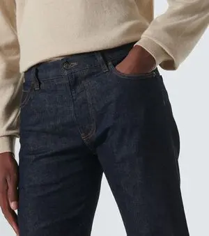 Loro Piana Quarona Mid-rise Slim Jeans