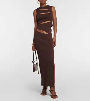 Christopher Esber High-rise Maxi Skirt