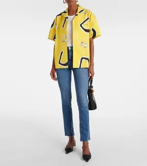 FRAME Le High Straight Slim Jeans