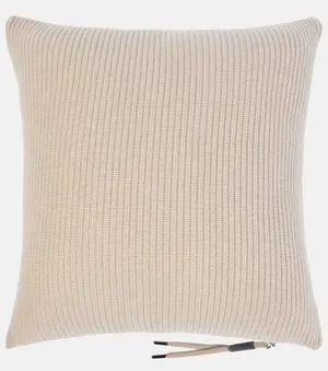 Brunello Cucinelli Cashmere Cushion - Brown