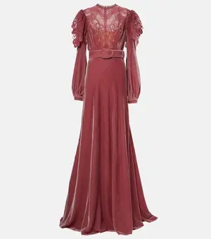 Costarellos Scalloped Evening Dresses