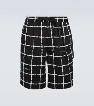 Undercover Printed Technical Shorts - Black