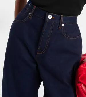 Burberry High-rise Wide-leg Jeans