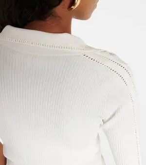 FRAME Ribbed Knit Top