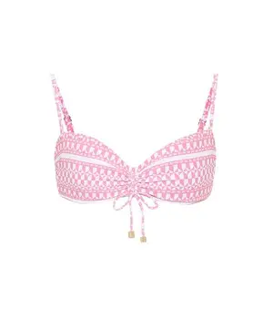 Heidi Klein Buenos Aires Bandeau Bikini Top - Pink