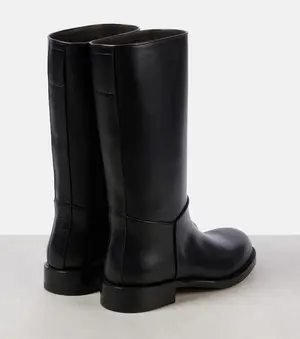 THE ROW Nobilis Leather Knee-high Boots