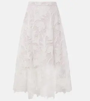 Oscar De La Renta Layered Skirts