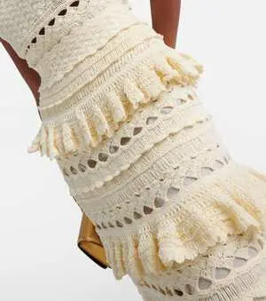 Zimmermann Waverly Crochet Midi Skirt