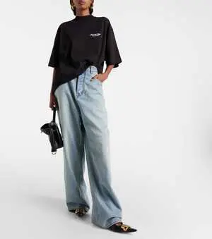 Balenciaga Printed Cotton T-shirt