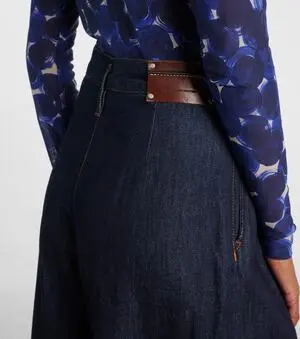 Dries Van Noten High-rise Wide-leg Jeans - Blue
