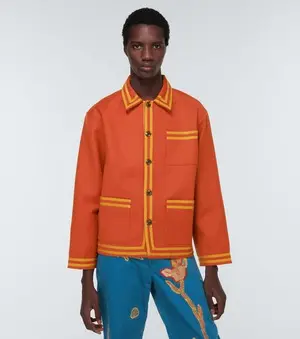 BODE Society Club Wool Blouson Jacket
