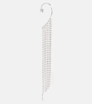 JIMMY CHOO Crystal-embellished Single Ear Cuff