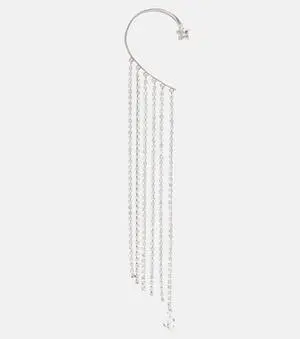 JIMMY CHOO Crystal-embellished Single Ear Cuff