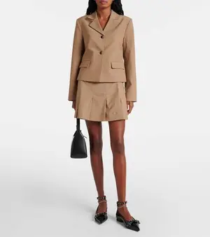 GANNI Pleated Mini Skirt