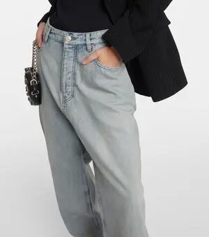 Balenciaga Mid-rise Wide-leg Jeans