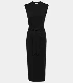 Vince Cotton Jersey Midi Dress