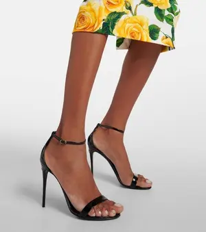 Dolce & Gabbana Patent Leather Sandals
