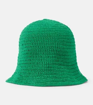 Anna Kosturova Crochet Bucket Hat - Green
