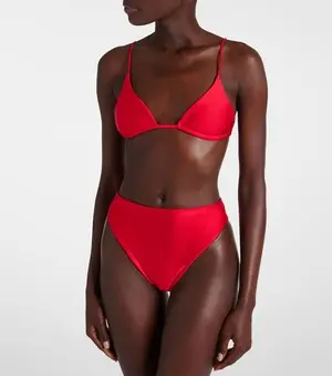 Jade Swim Incline High-rise Bikini Bottoms