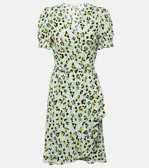 Diane Von Furstenberg Emilia Printed Wrap Dress