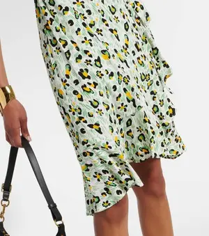 Diane Von Furstenberg Emilia Printed Wrap Dress