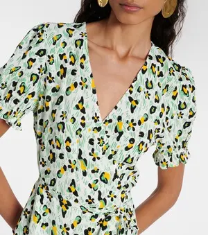 Diane Von Furstenberg Emilia Printed Wrap Dress