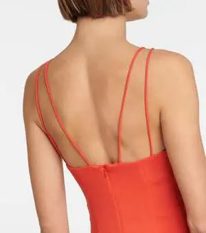 Staud Gianna Halter Maxi Dress