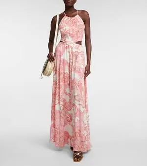 Melissa Odabash Arabella Printed Maxi Dress