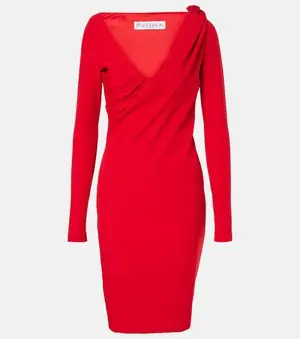 JW Anderson Draped Midi Dress