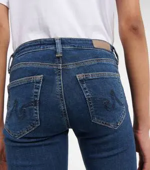 Ag Mid-rise Skinny Ankle Jeans