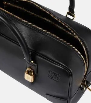 Loewe Amazona 28 Leather Top-handle Bag - Black