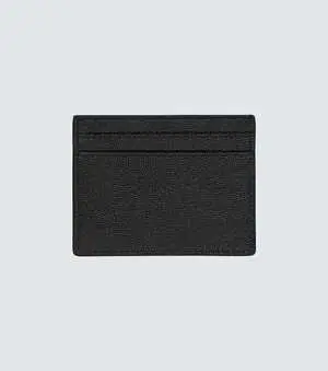 Saint Laurent Leather Card Holder - Black